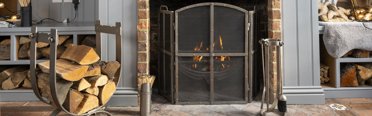 Fireside | log buckets | fire screens | Forge & Foundry – Page 2 – Forge & Foundry Limited