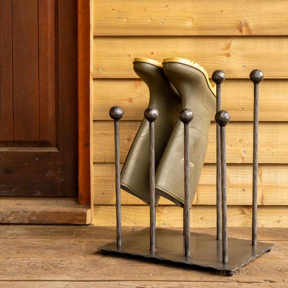 Chawton' Hand Forged Boot and Welly Rack – Forge & Foundry Limited