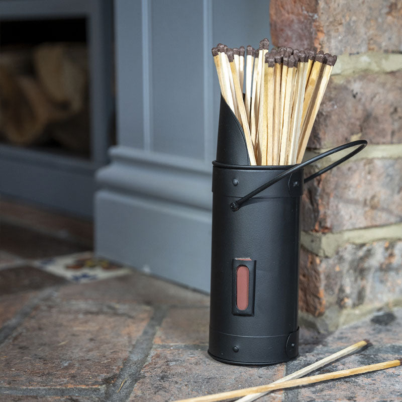 Matchstick Holder - Black – Forge & Foundry Limited