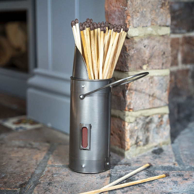 Matchstick Holder - Pewter Antique – Forge & Foundry Limited