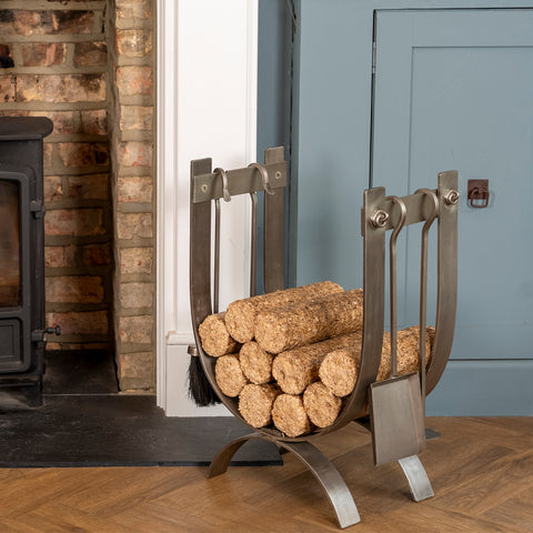Iron Log Holder – Forge & Foundry Limited