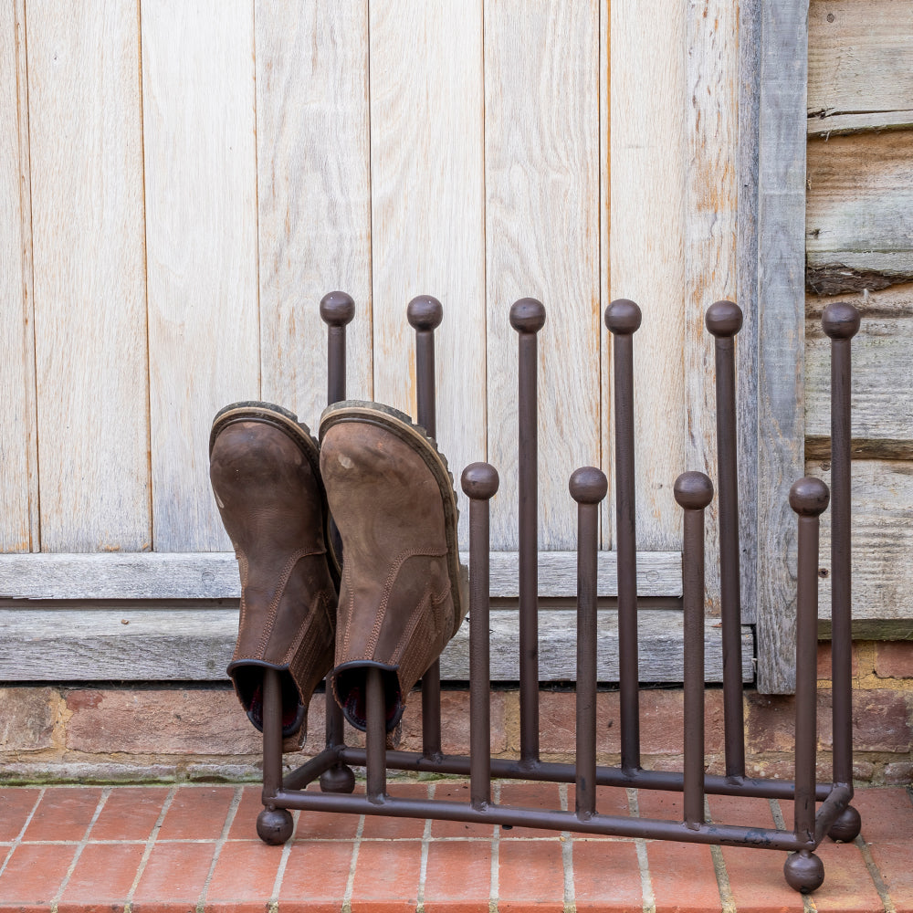 Large Rectangular Metal Welly Boot Rack – Forge & Foundry Limited
